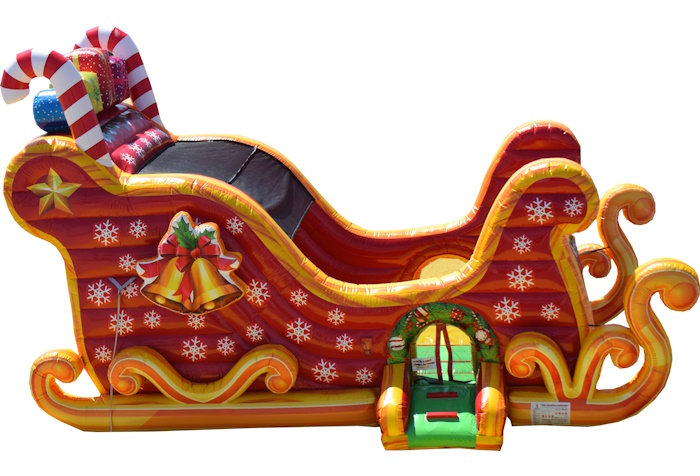 Santa Sleigh Slide - Bounce 'N' More