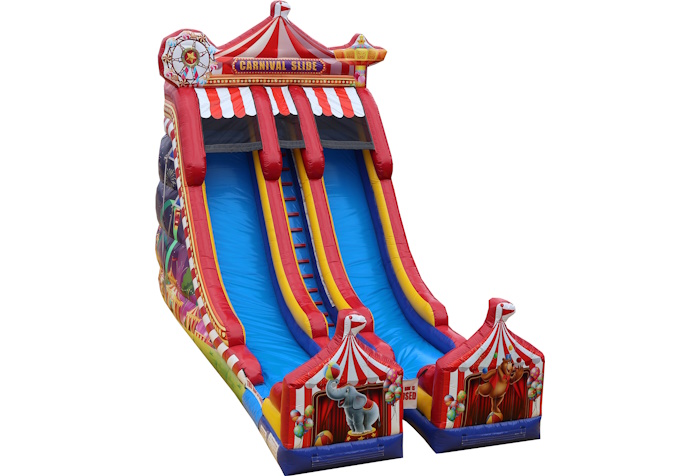 22' Carnival Slide - 2 Lane - Bounce 'N' More