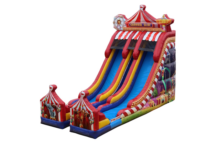 22' Carnival Slide - 2 Lane - Bounce 'N' More